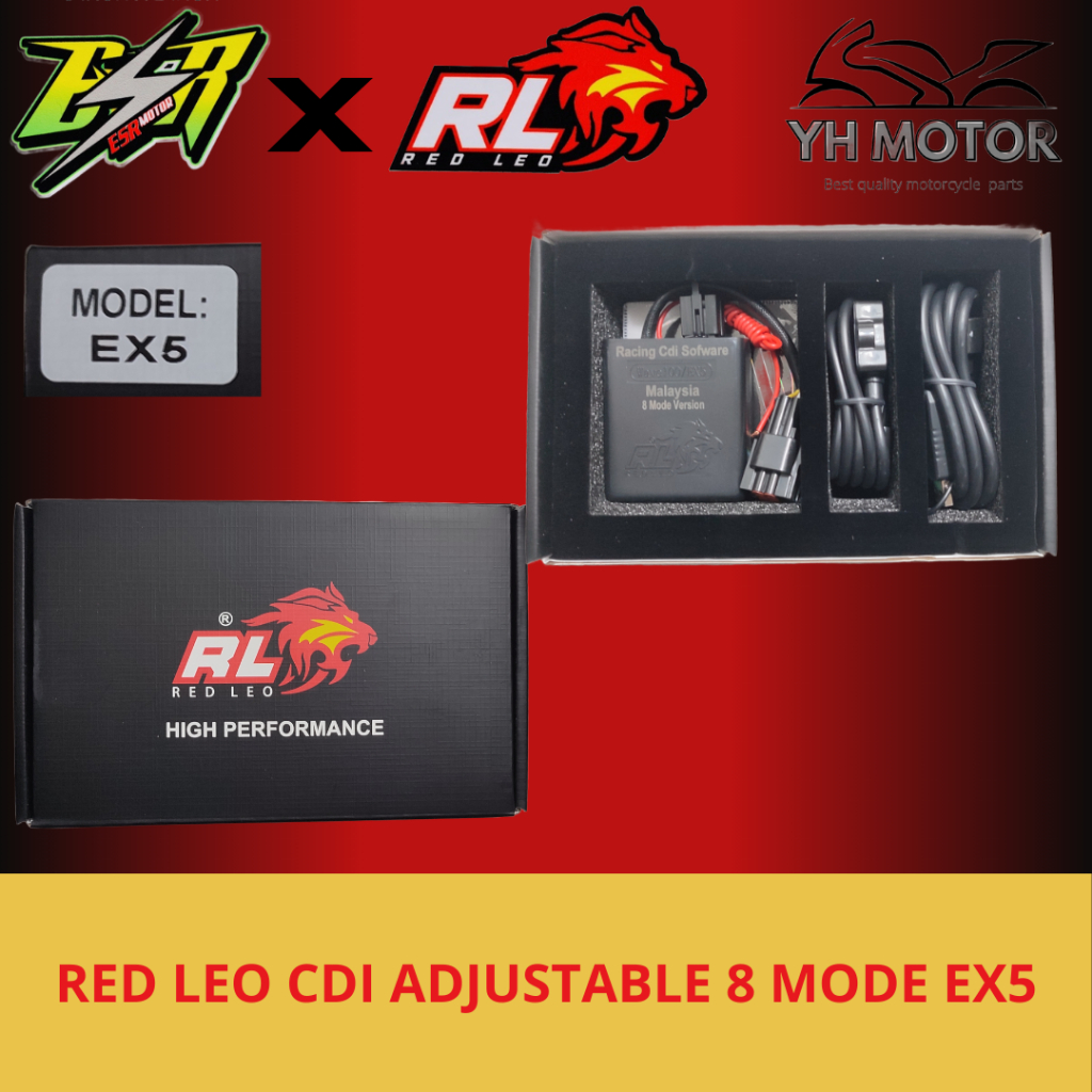 RED LEO CDI ADJUSTABLE 8 MODE EX5 100% ORIGINAL | Shopee Malaysia