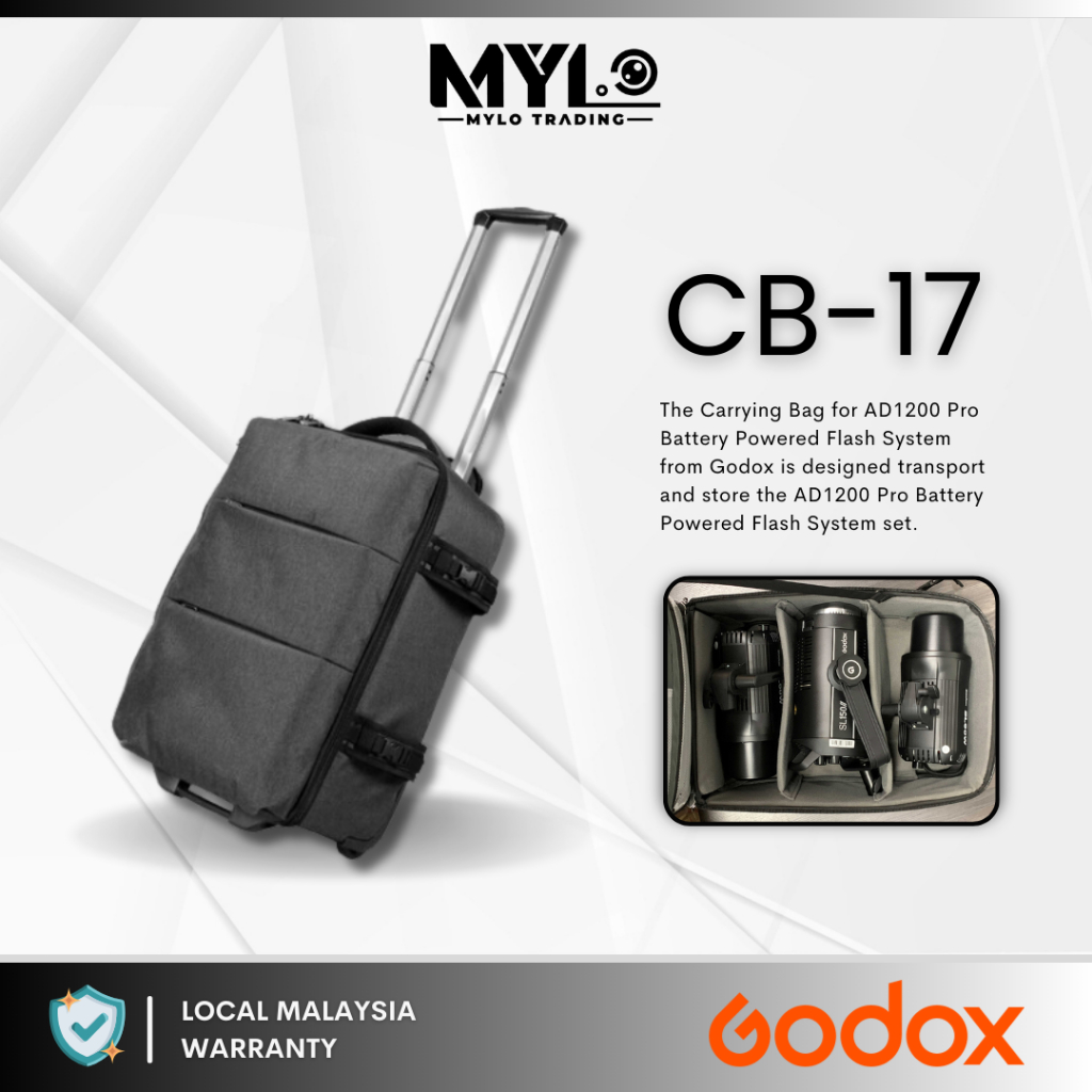Godox CB-17 / CB17 Carrying Bag for SL / AD1200 Pro Battery Powered Flash System | Shopee Malaysia