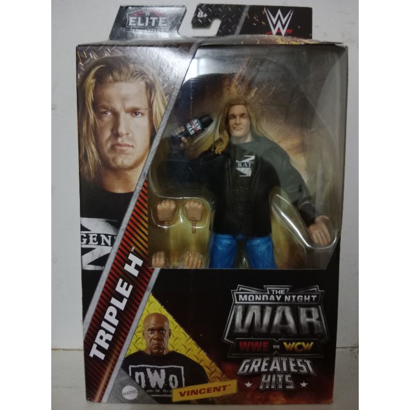 Mattel WWE Elite Monday Night War Triple H DX Wrestling Action Figure ...