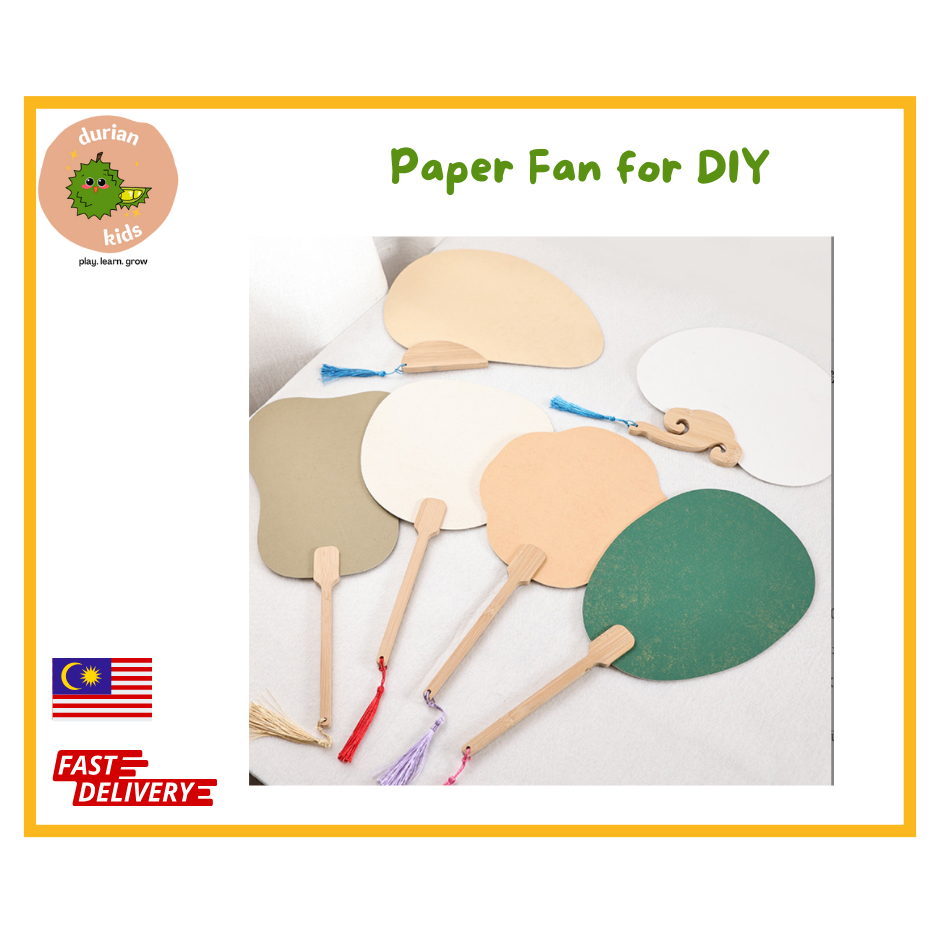 DIY Craft Paper Fan For DIY, Painting home decoration, Art Craft Paper ...