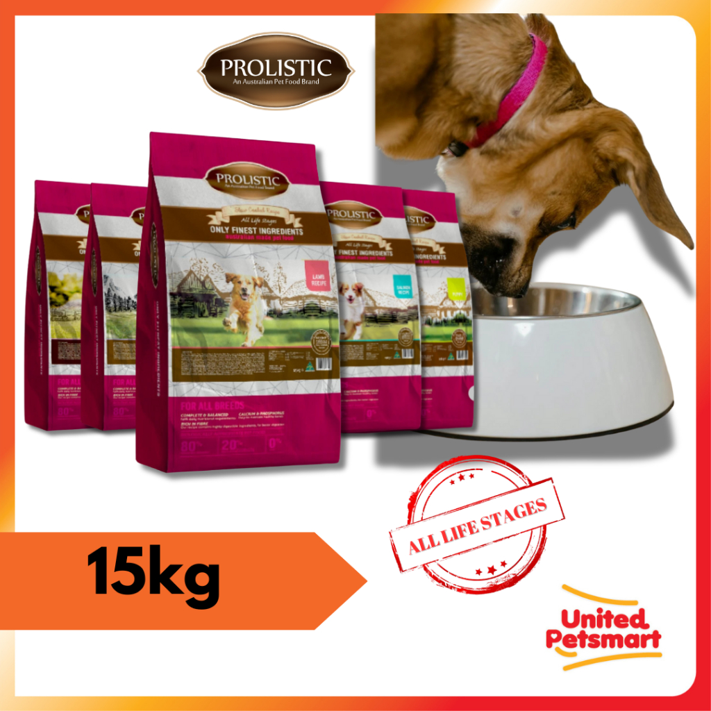 Prolistic All Life Stages Dog Food All Breeds Puppy & Adult Australian Made Pet Food Rich in ...
