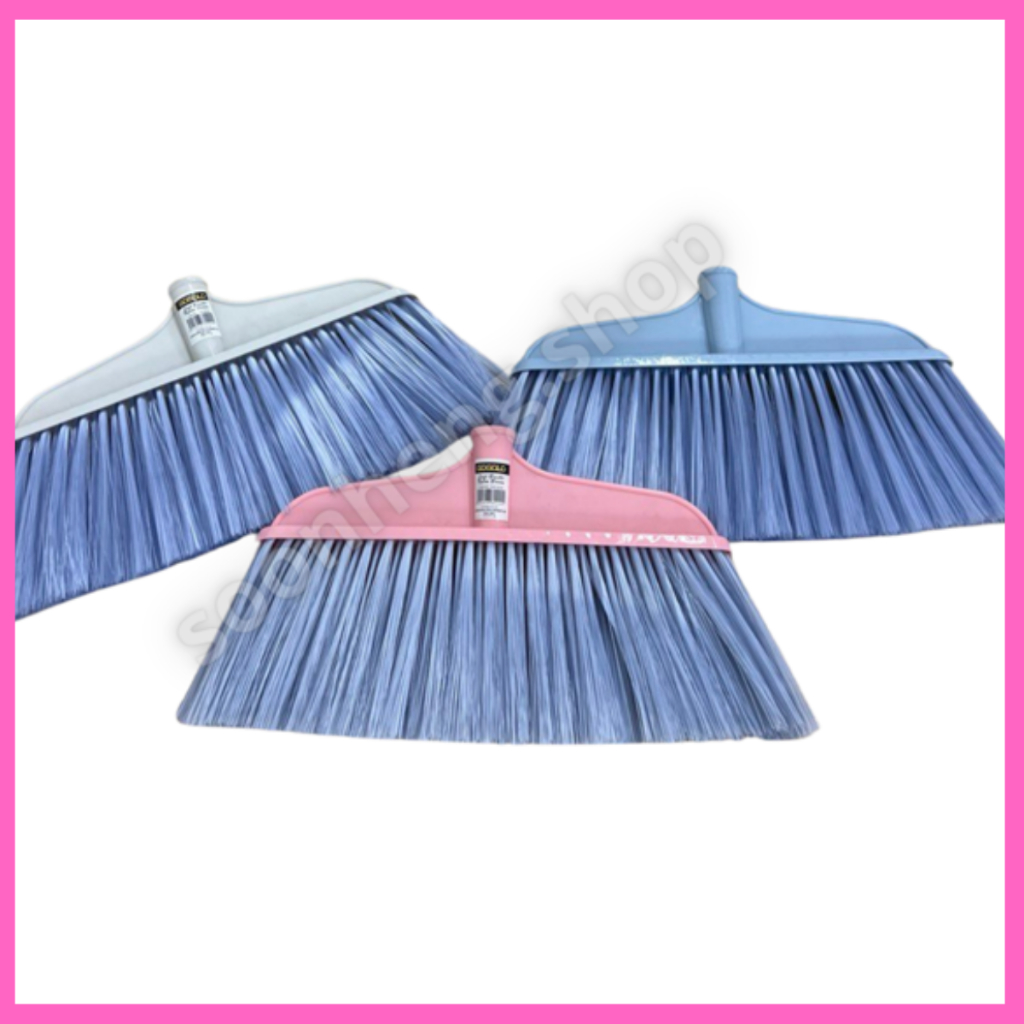 Soft Broom Head Penyapu Lembut Plastik Curve & Bristle Household Office ...