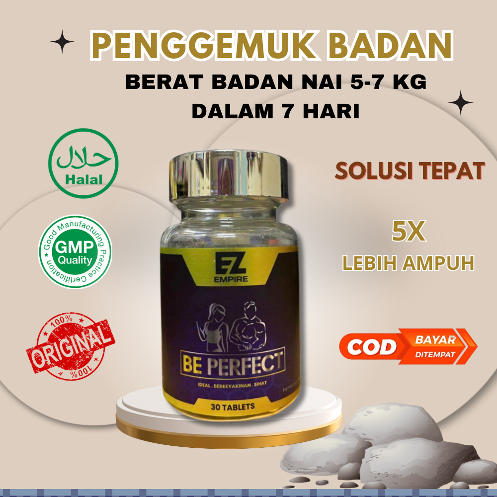 Vitamin Super Gemuk Be Perfect Weight Gain Mass Gainer Obat Gemuk Badan ...