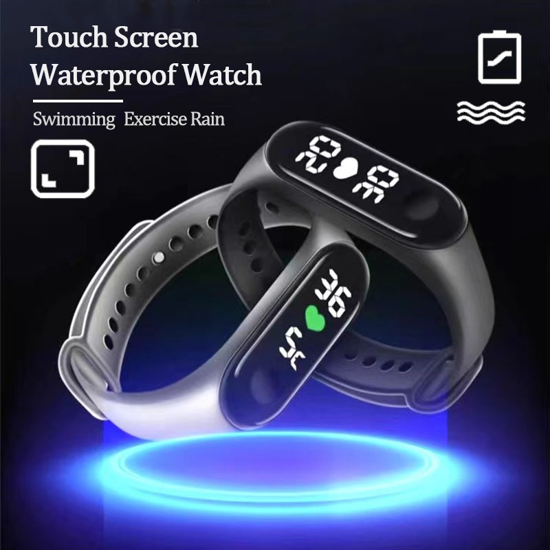 New Men's and Women's Smart Digital Display Waterproof Outdoor Sports ...