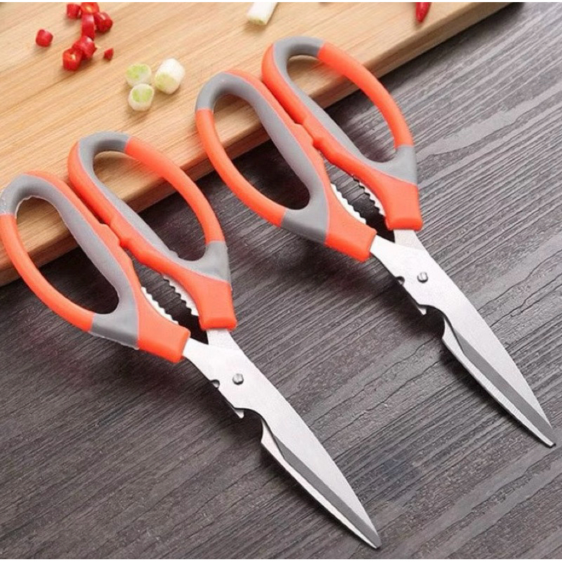 Kitchen Stainless Steel Kitchen Scissors Cut Gunting Dapur ...