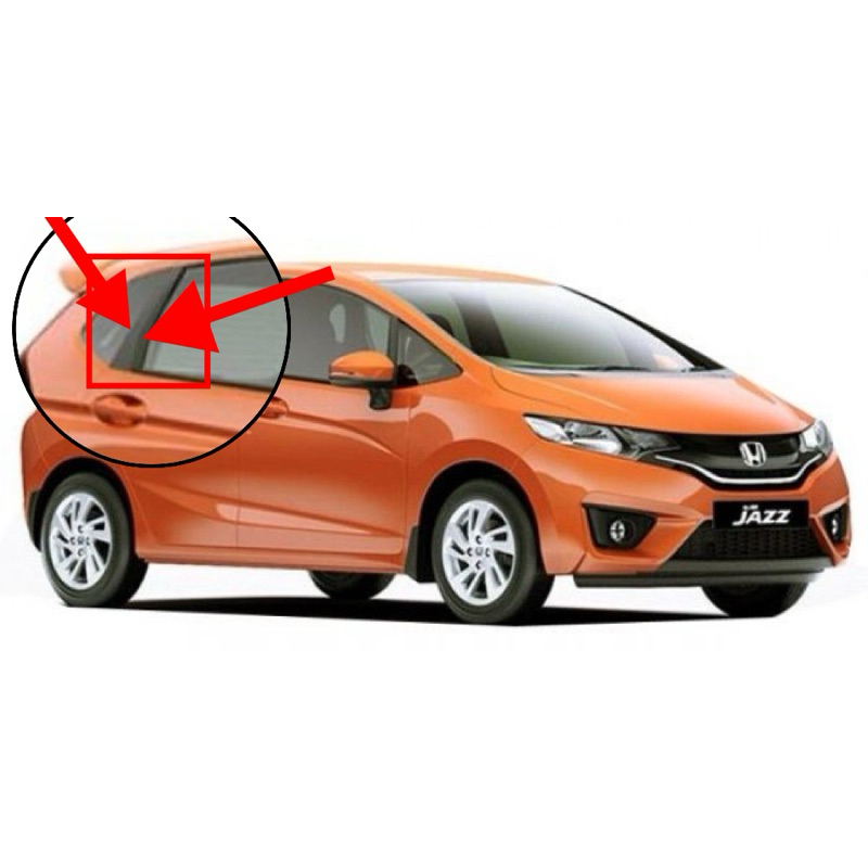 ORIGINAL HONDA JAZZ GK5 T5A REAR DOOR OUTER QUATER GARNISH COVER REAR ...
