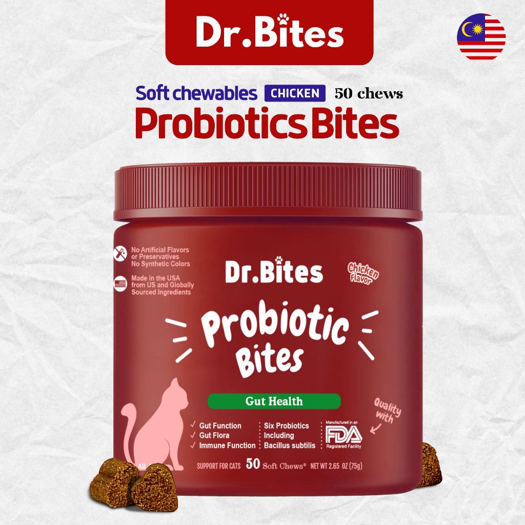 Dr. Bites Probiotics Bites Soft Chews 50 Chews (75g) | Shopee Malaysia