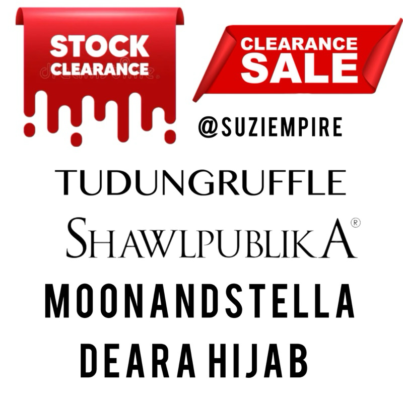 STOCK CLEARANCE SALE SHAWLPUBLIKA TUDUNG RUFFLE ADELINE HIJAB ...