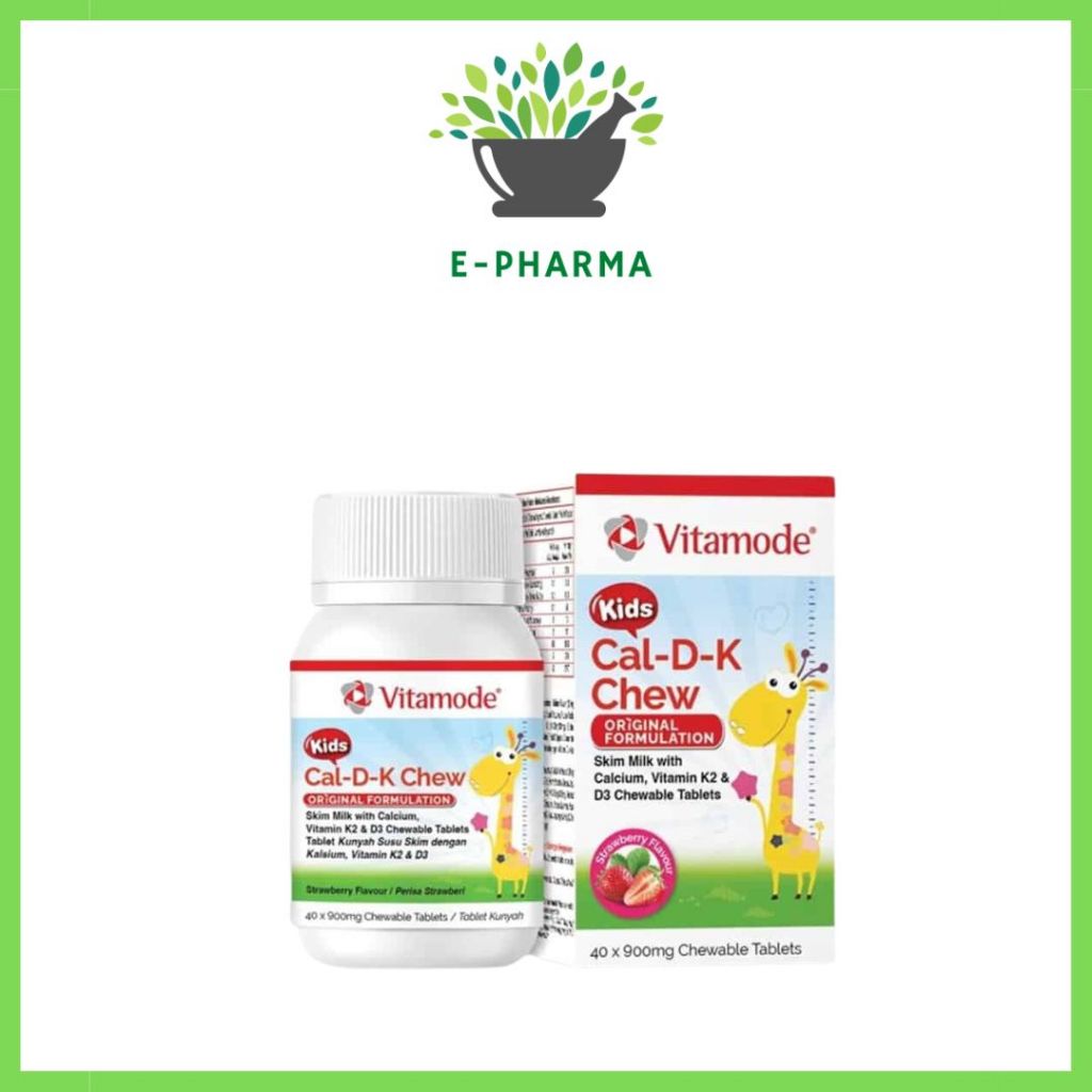 Vitamode Kids Cal-D-K Chew 40s | Kids supplement Bone Development ...