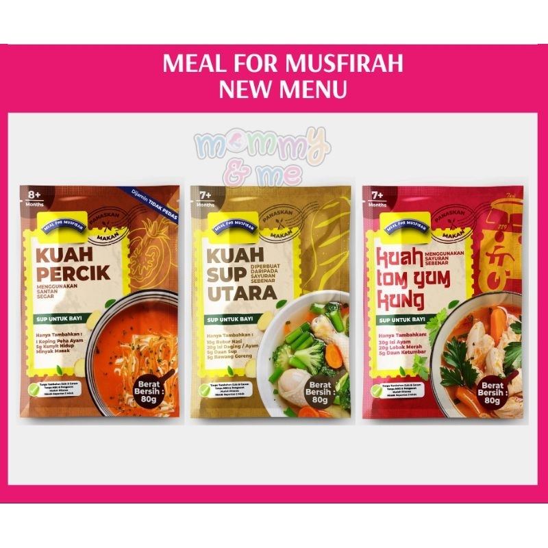 [MEAL FOR MUSFIRAH] MFM New Ready to Cook Paste Baby 7+ Month | Pes ...