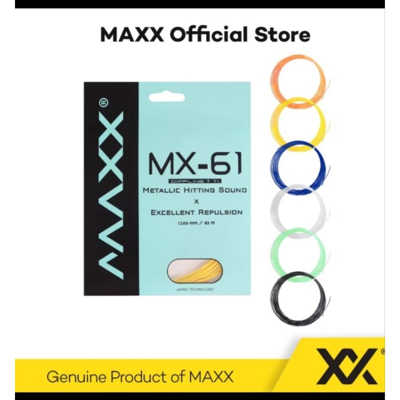 Maxx MX-61 Badminton String(Japan Technology) | Shopee Malaysia