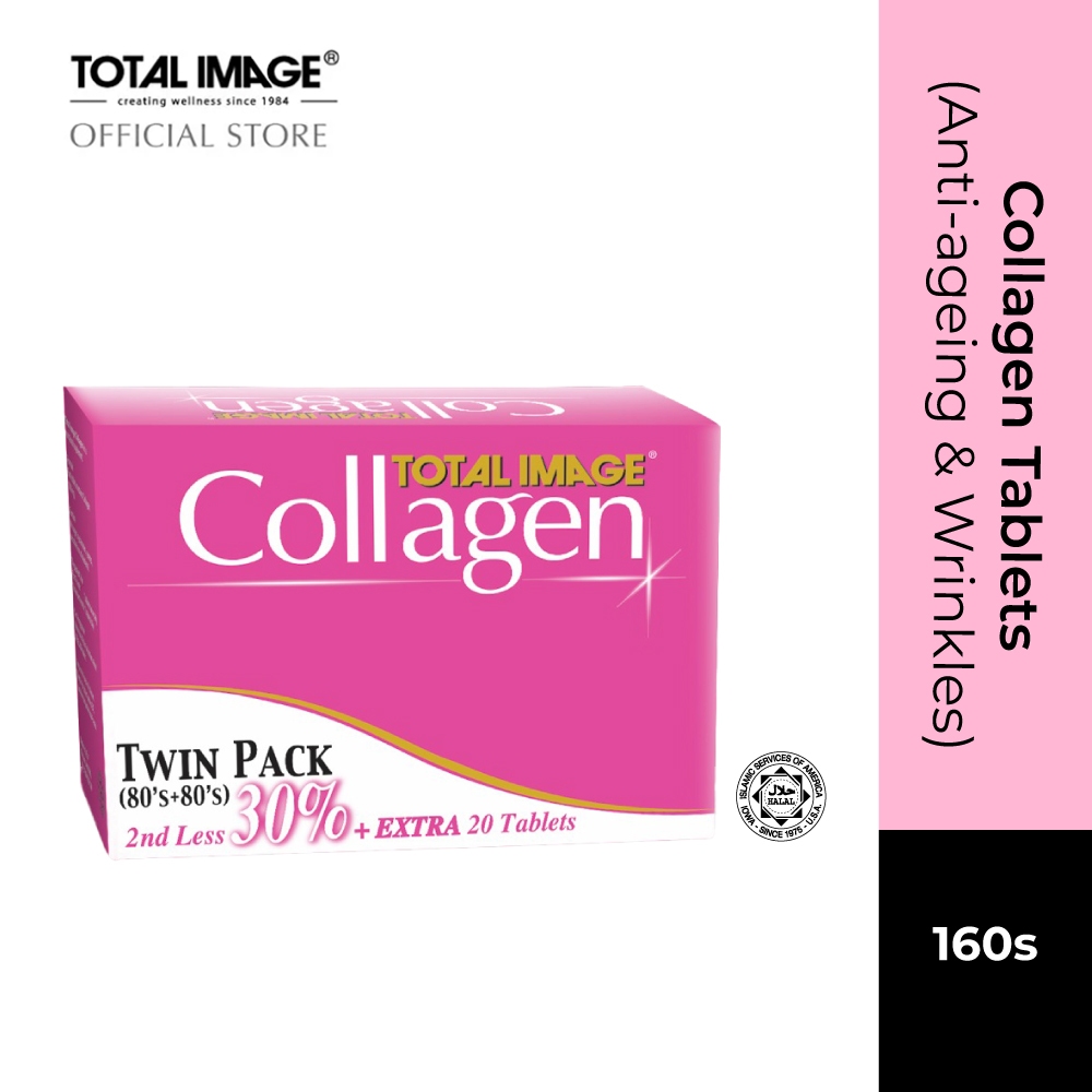 Total Image Collagen Twin Pack (80 Tablets x 2) [Free 20 Tablets ...