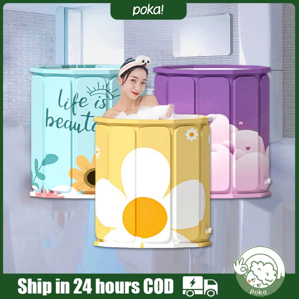 Bath Barrel Tab Mandi Portable Bath Tub Foldable Baby Bath Tub Besen ...