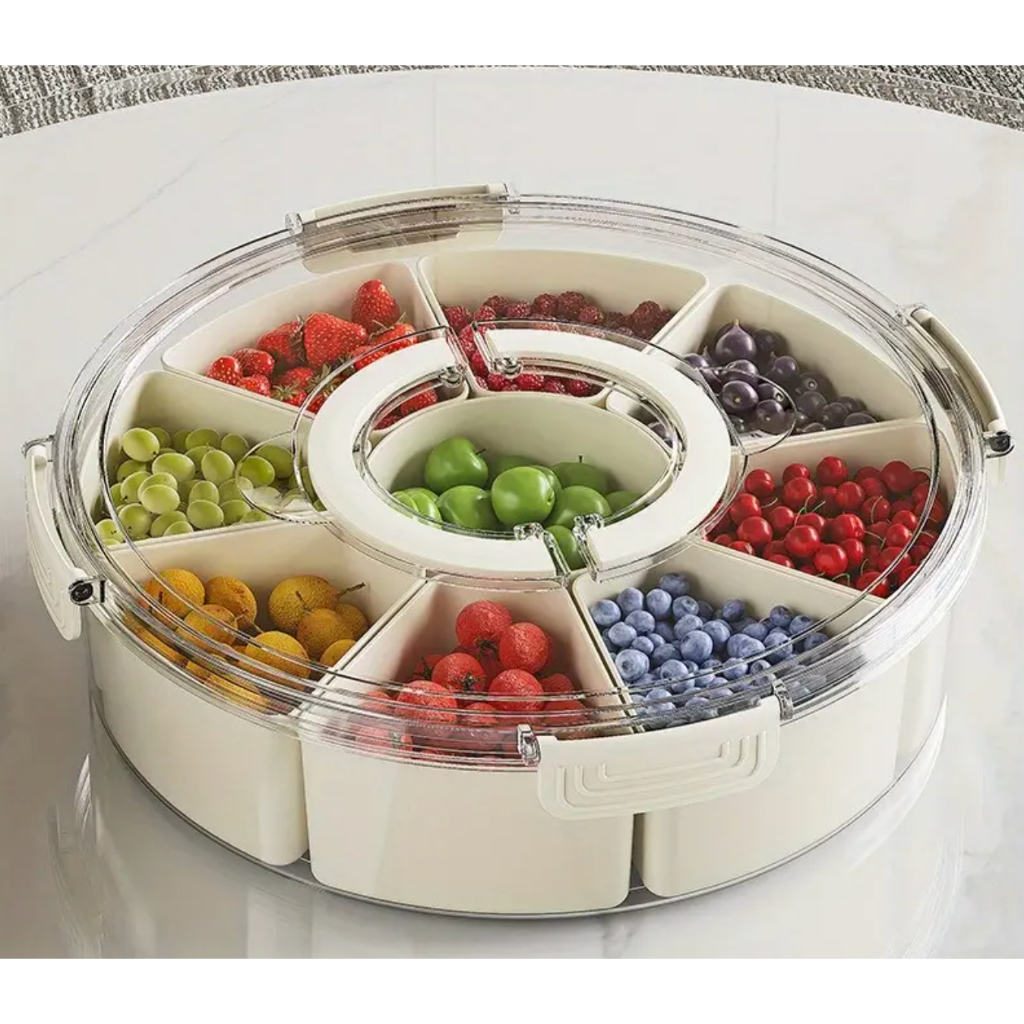MultiBox Rotatable Tray Food Storage Container Box - Leakproof ...