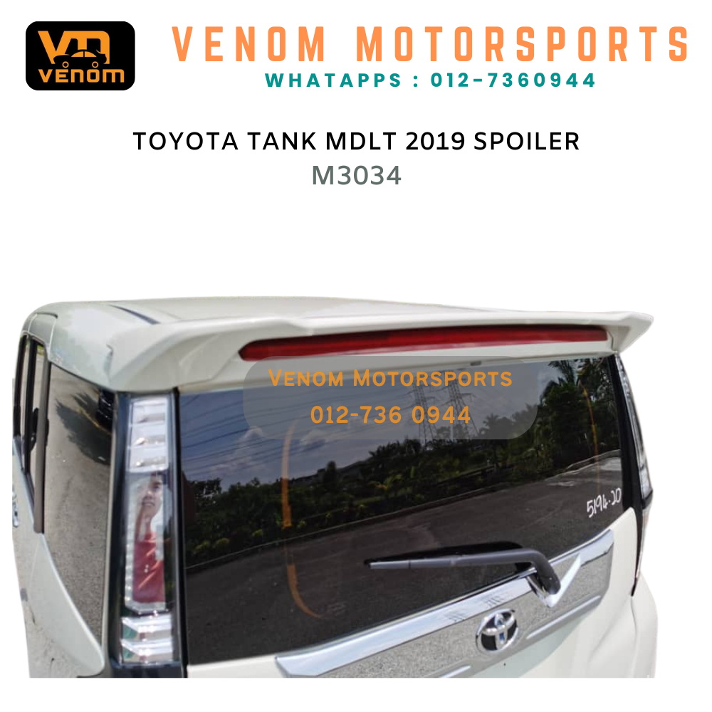 TOYOTA TANK 2019 MODELLISTA SPOILER - M3034 | Shopee Malaysia