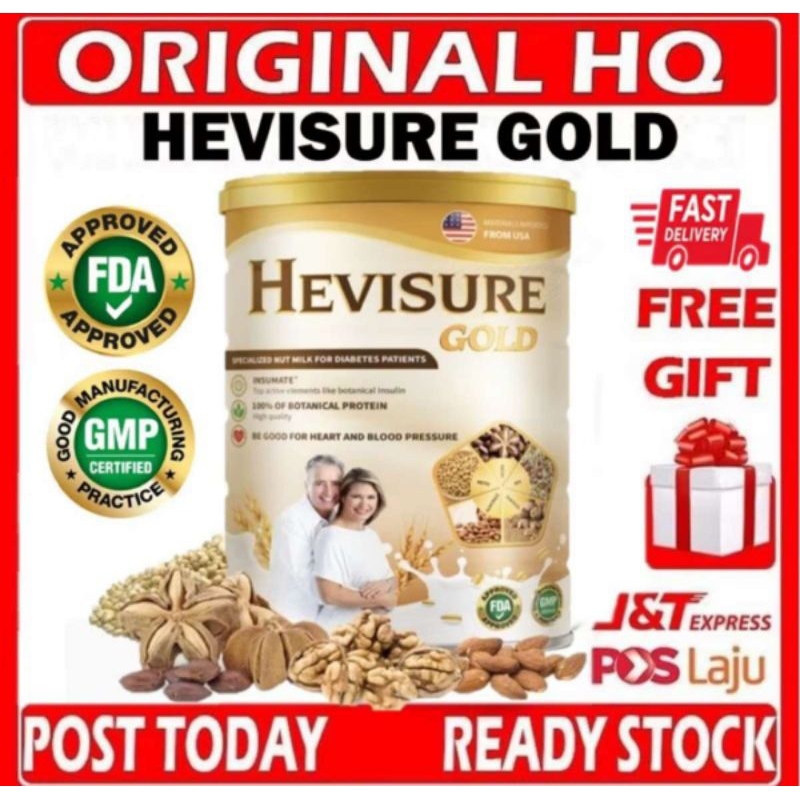 (100% Original) Hevisure Gold Nut Milk for Diabetic 400G | Shopee Malaysia