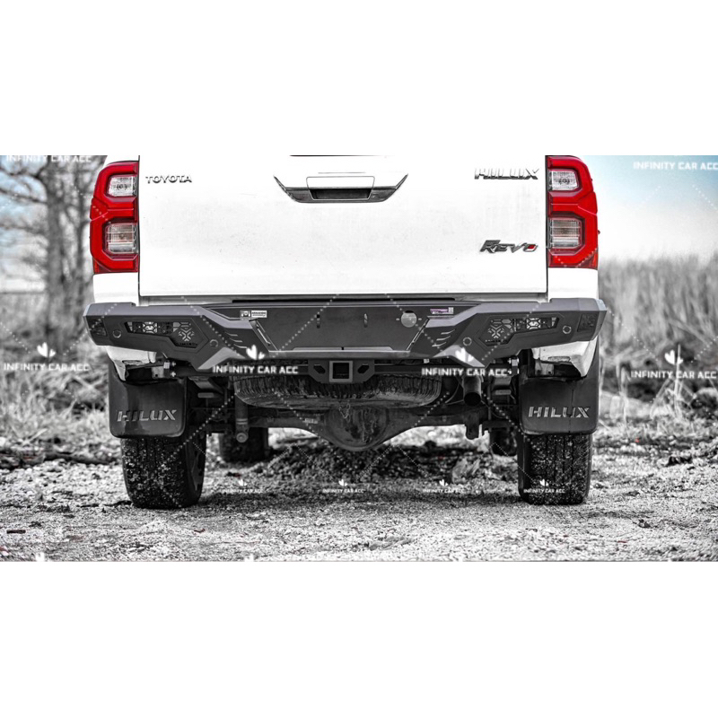 Toyota Hilux Revo Rogue GR Sport Armando Rear Bull Bar Bumper Original ...