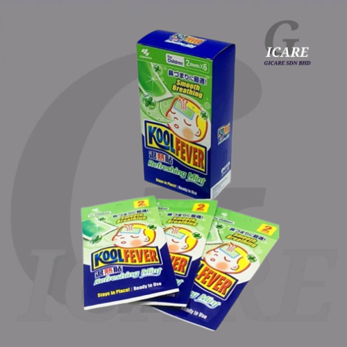 KOOLFEVER COOLING GEL AND REFRESHING MINT SHEET FOR ADULT/CHILD 1PACK ...