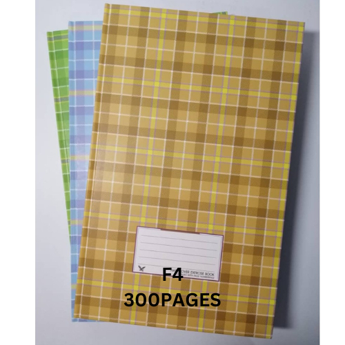 F4 Hard Cover Foolscap Note Book With Numbering 60GSM 300Pages(price ...