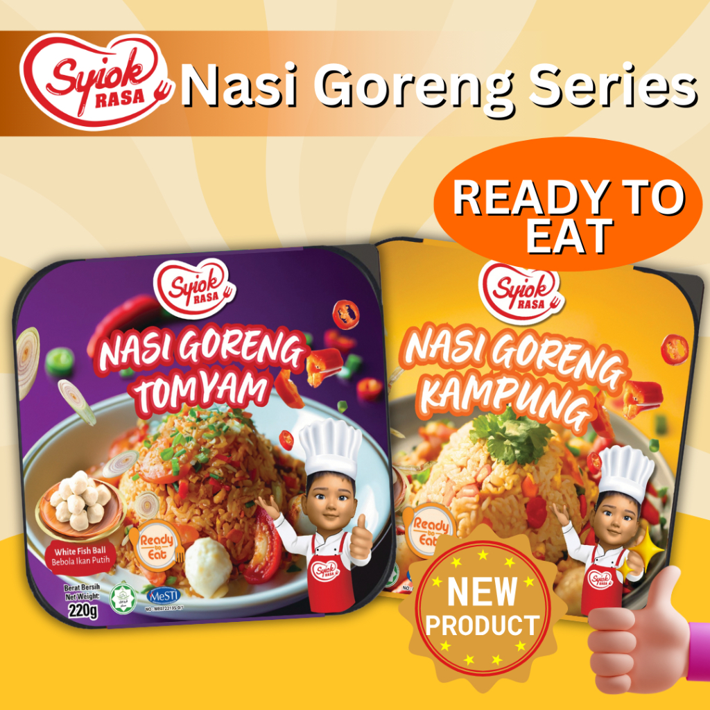 Syiok Rasa Nash Goreng Series Ready Stock 【Nasi Goreng Tomyam/Kampung ...