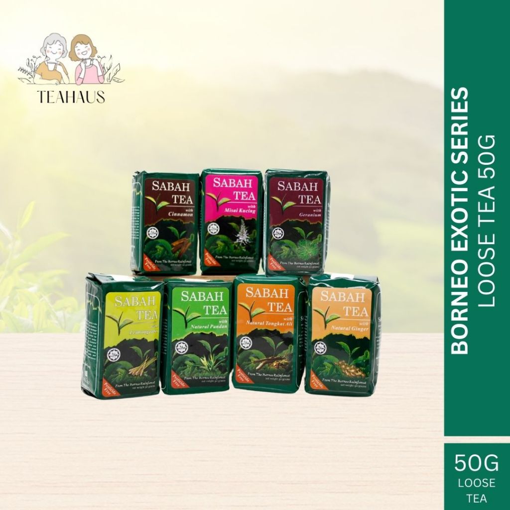 Sabah Tea Flavor Loose Tea 50g (Lemongrass/Geranium/Ginger/Pandan ...