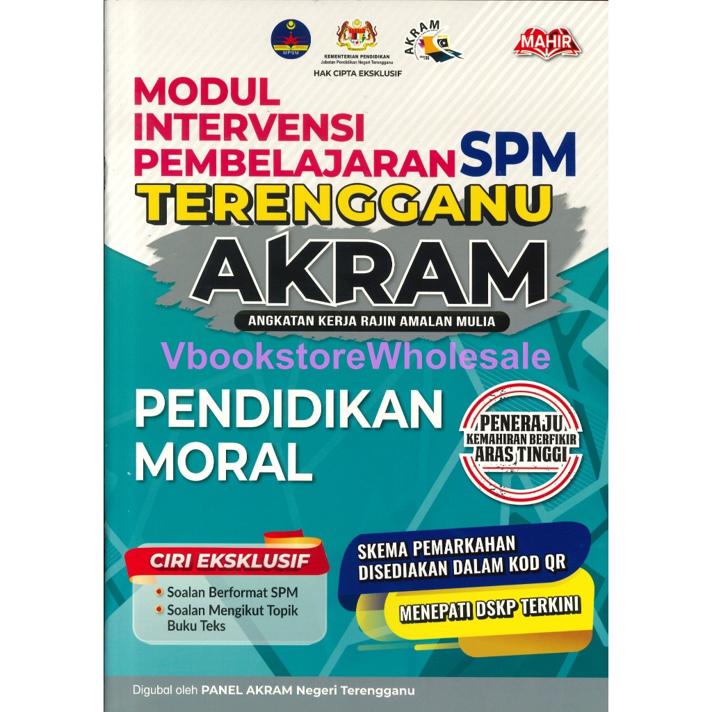 MAHIR MODUL INTERVENSI PEMBELAJARAN SPM TERENGGANU AKRAM PENDIDIKAN MORAL EDISI GURU | Shopee ...