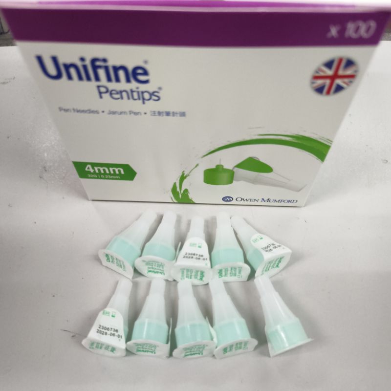 UNIFINE PENTIPS 4MM X 0.23 (32G) 10'S (EXP6/2028) unifine 4mm 10biji ...
