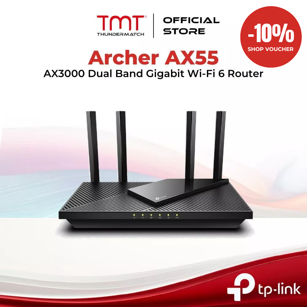 TP-Link Archer AX53 / AX55 AX3000 Dual Band Gigabit Wi-Fi 6 Router ...