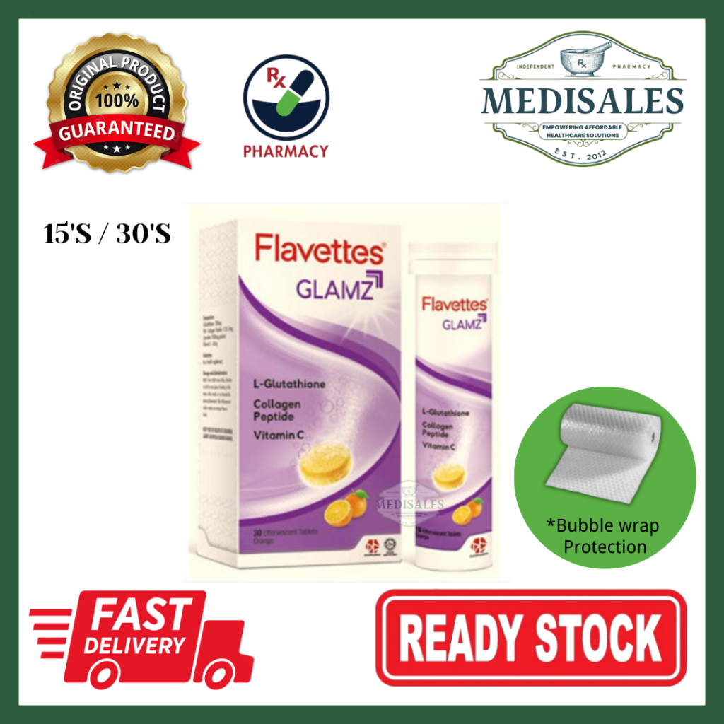 FLAVETTES EFFERVESCENT GLAMZ 15'S | 30'S (EXP 02/2026) | Shopee Malaysia