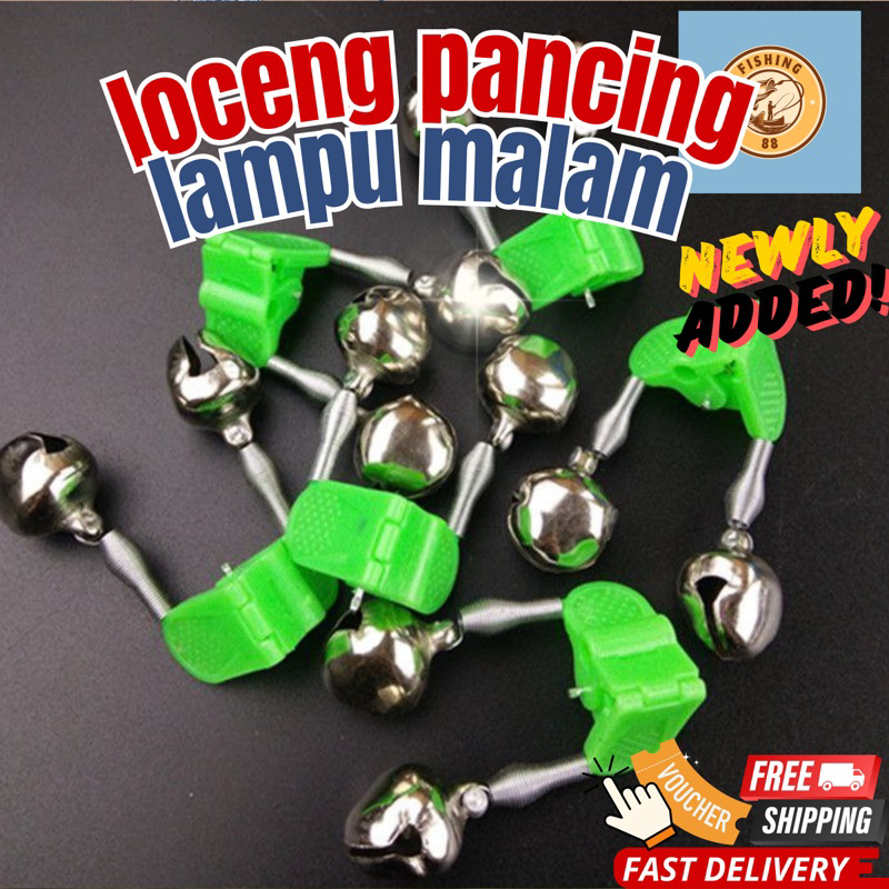 【FISHING BELL】 Fishing Alarm Bell / loceng pancing /LED Night Lampu ...