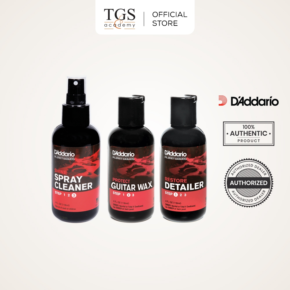 D’Addario PW-PL Step 1 Restore Deep Cleaning Polish / 2 Protect Liquid ...