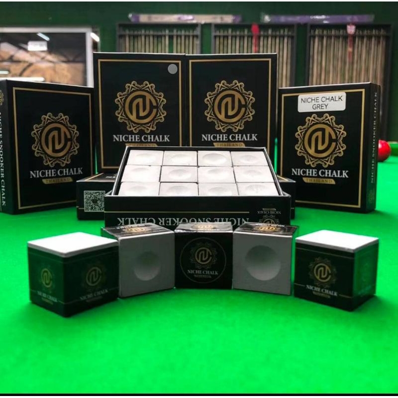 WKP_Niche Snooker Chalk Thailand Grey And Green | Shopee Malaysia