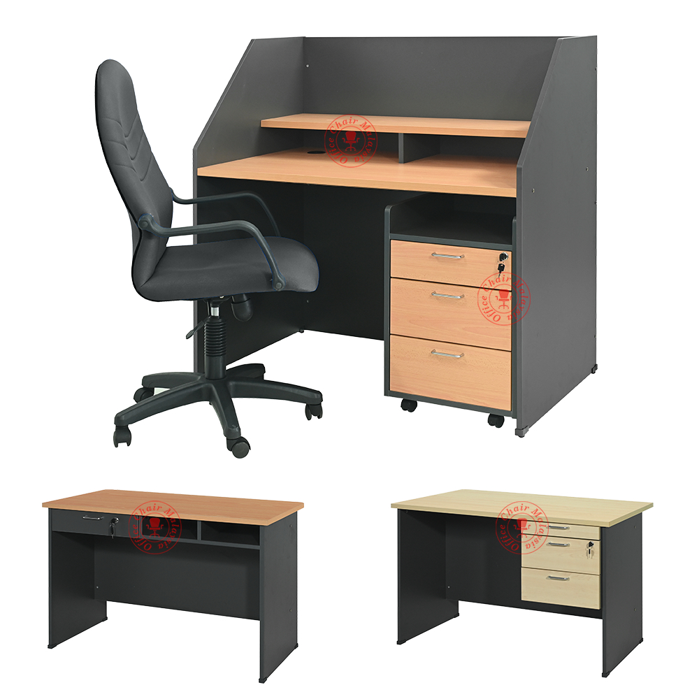 Meja Guru Karel Berpedastal / Meja Kerani / Meja Guru Karel BG4 / Karel ...