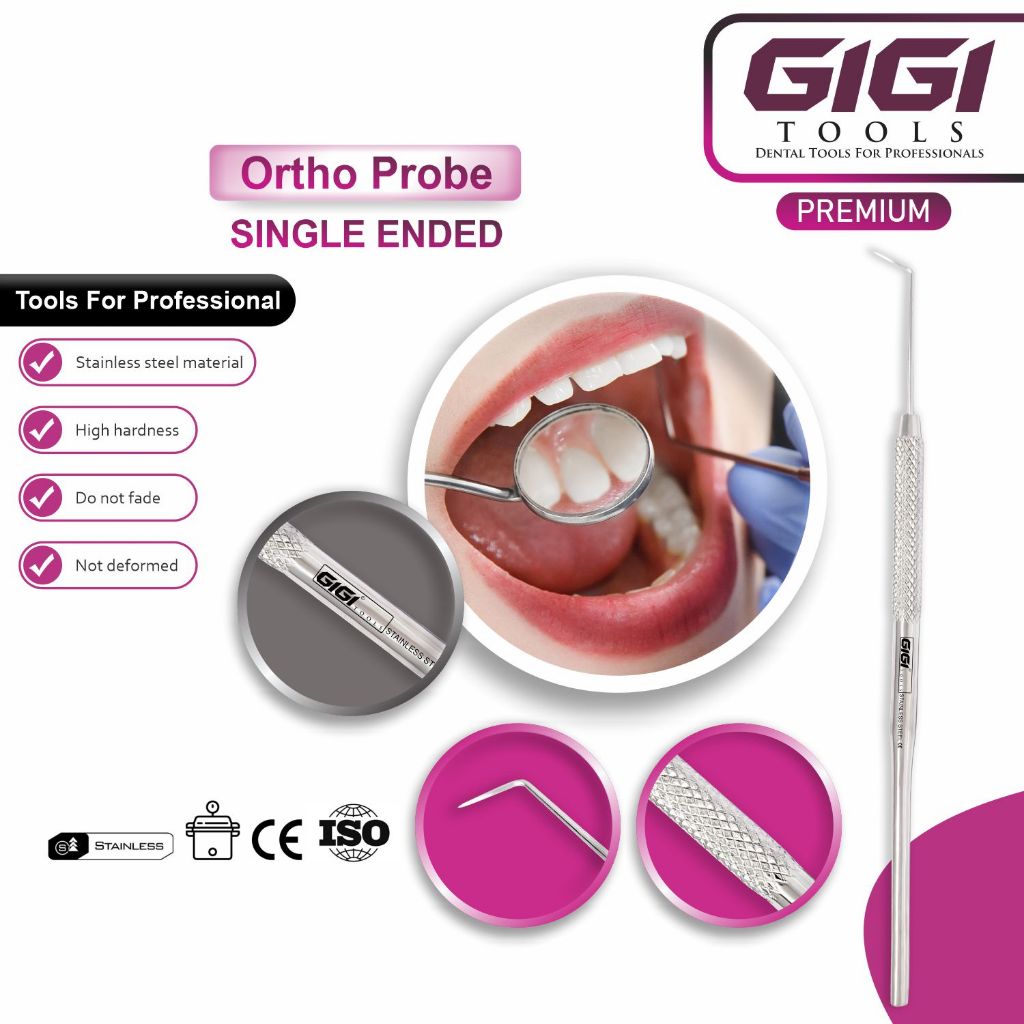 GIGI Tools Dental Ortho Probe Stainless Steel, Scaler Good Grip CE For ...