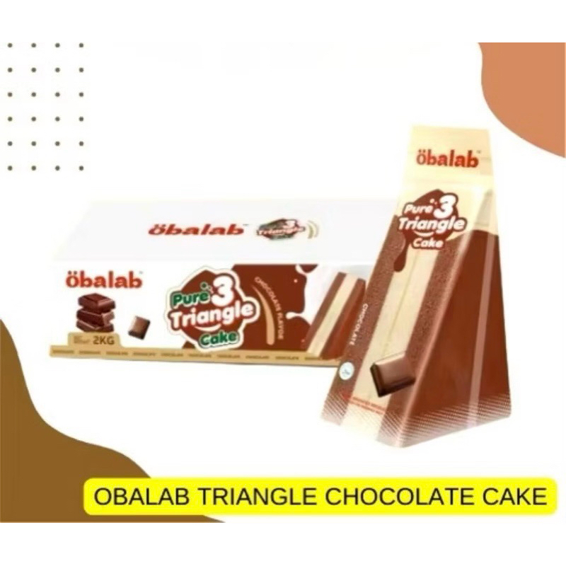 OBALAB TRIANGLE CAKE PURE CAKE EGGSKIN TOAST | Shopee Malaysia