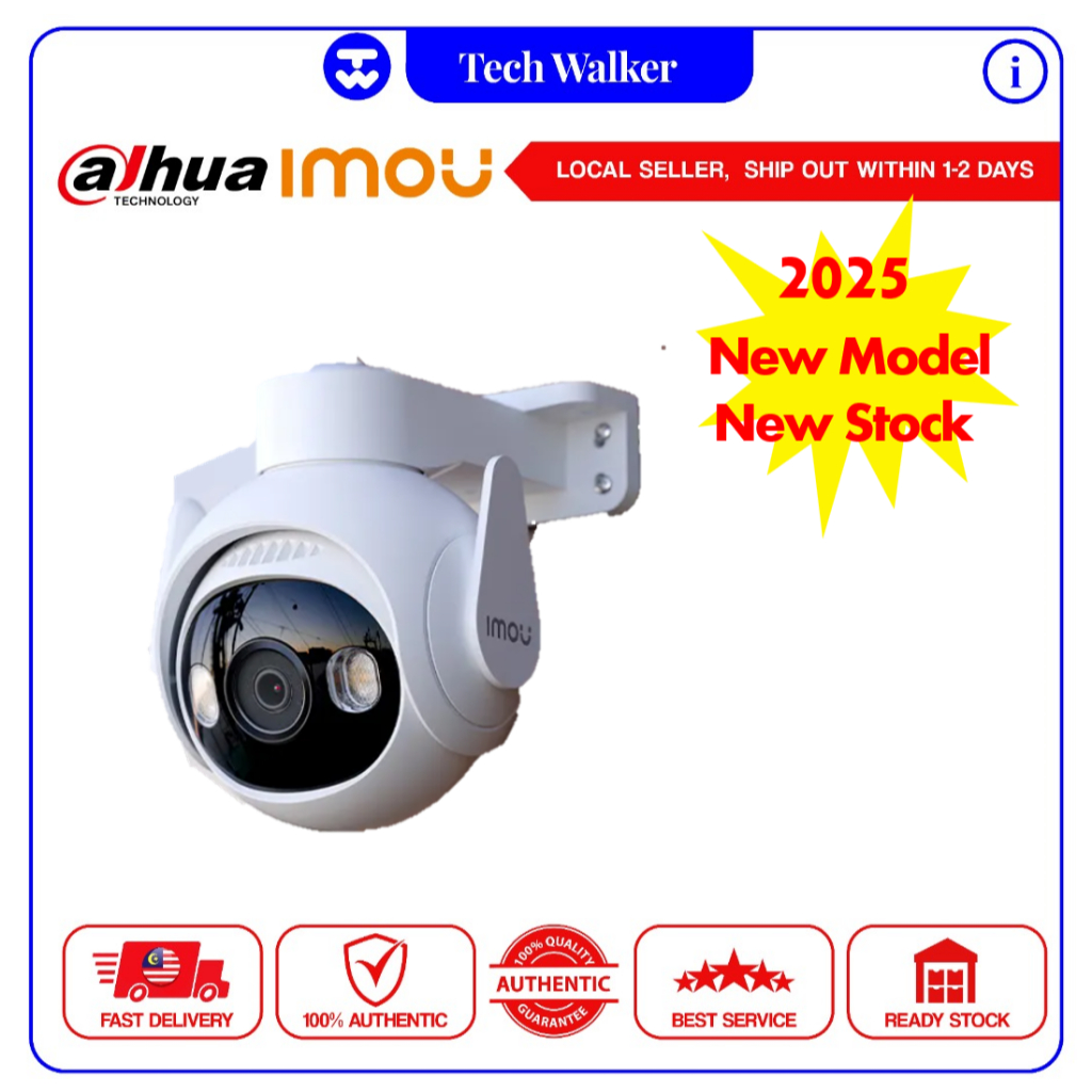 Dahua IMOU Cruiser 2 | 5 MP WiFI PT IP66 Outdoor Camera, Smart Color Night Vision, Human ...