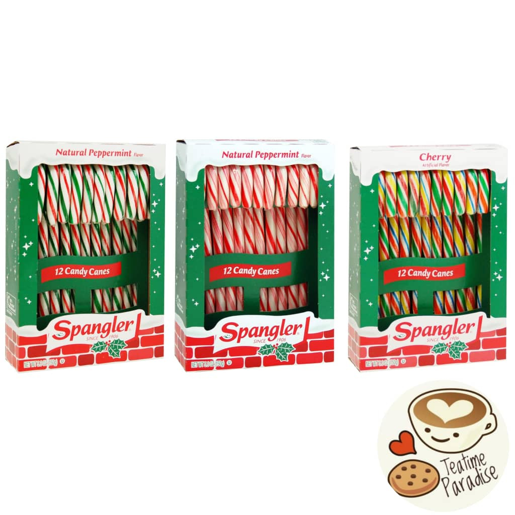 [🎅Christmas🤶] Spangler Candy Canes 12pcs 150g (Natural Peppermint ...