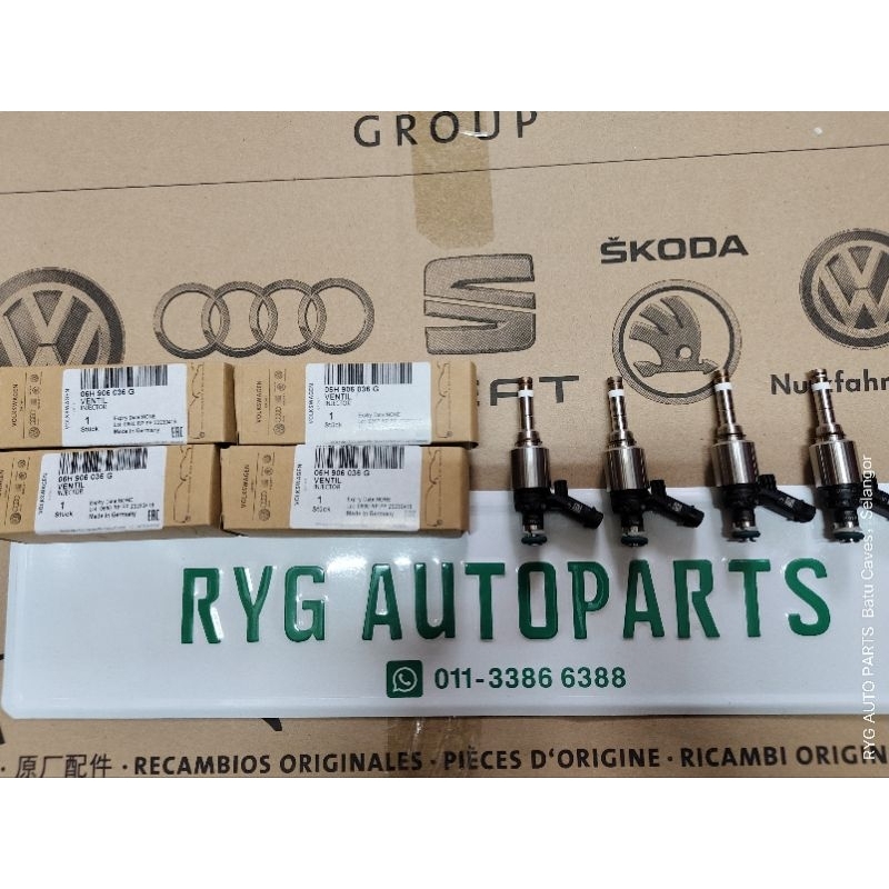 06H906036 ORIGINAL EA888 FUEL INJECTOR VW BEETLE EOS GOLF JETTA PASSAT SCIROCCO TIGUAN AUDI A3 ...