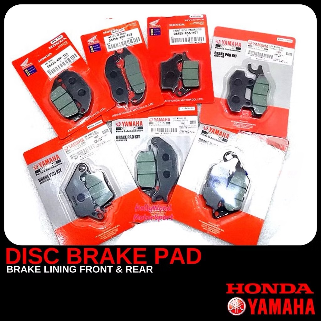 YAMAHA DISC BRAKE PAD BRAK LINING AVANTIZ LAGENDA LC135 Y15 Y16 Y125ZR ...