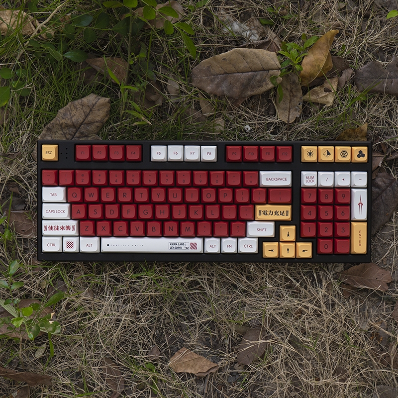 EVA 02 XDA Profile PBT Dye Sublimation Printing 138 Keycaps Set for ...