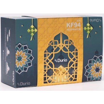 DURIO 534K KF94 HARI RAYA FACE MASK 40S | Shopee Malaysia