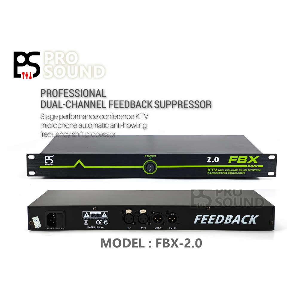 (READY STOCK) PS PRO SOUND FEEDBACK SUPPRESSOR ANTI HOWLING FBX-2.0 ...