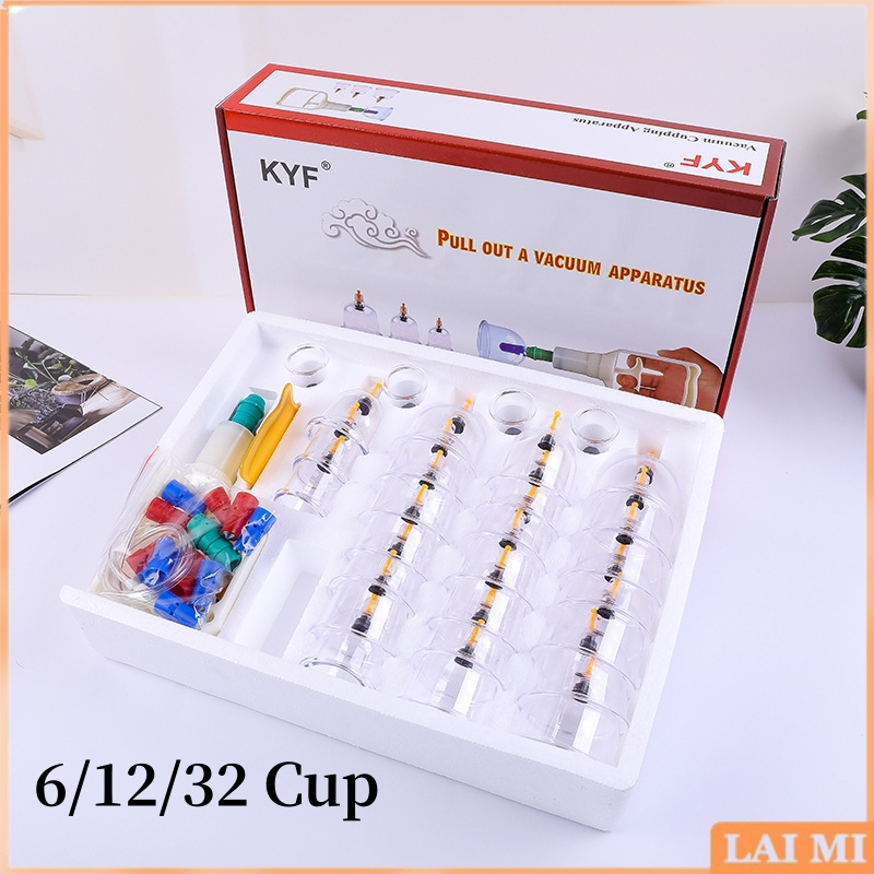 Bekam Angin Set Cupping Cup Set 32 Cup Alat Bekam Cawan Bekam Badan ...