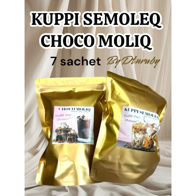 JANGAN BELI SINI [DTNRUBY] 🤎KUPPI SEMOLEQ & CHOCO MOLIQ🤎 | Shopee Malaysia