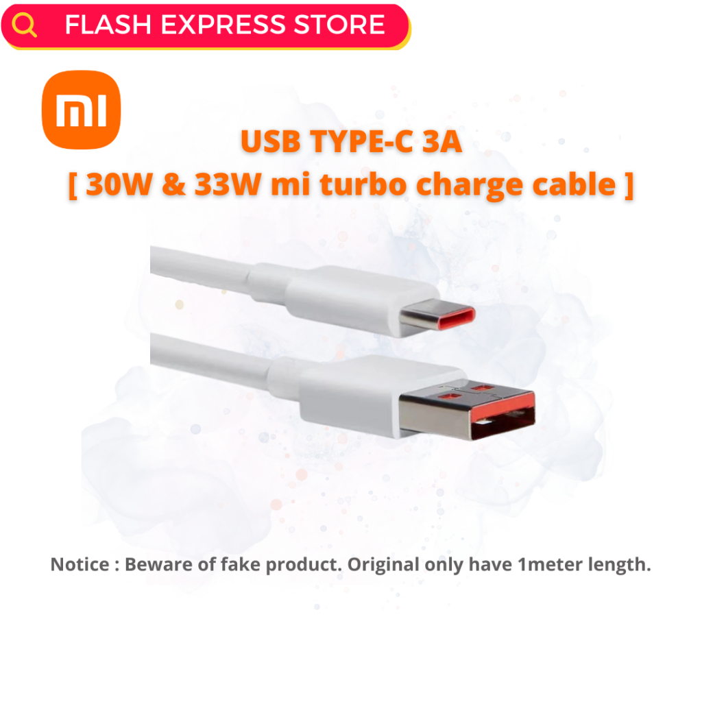 XIAOMI | REDMI | POCO 3A TYPE C CABLE | 6 MONTH WARRANTY | Malaysia ...