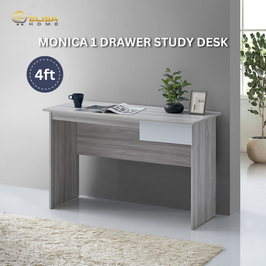ELISA HOME Monica Study Table Office Table Computer Table / Meja ...