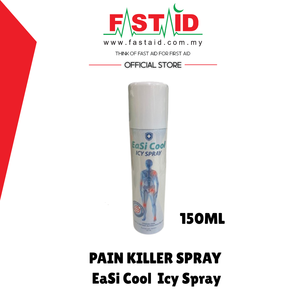 Easi Cool Icy Spray Pain Killer Spray 150ml | Shopee Malaysia