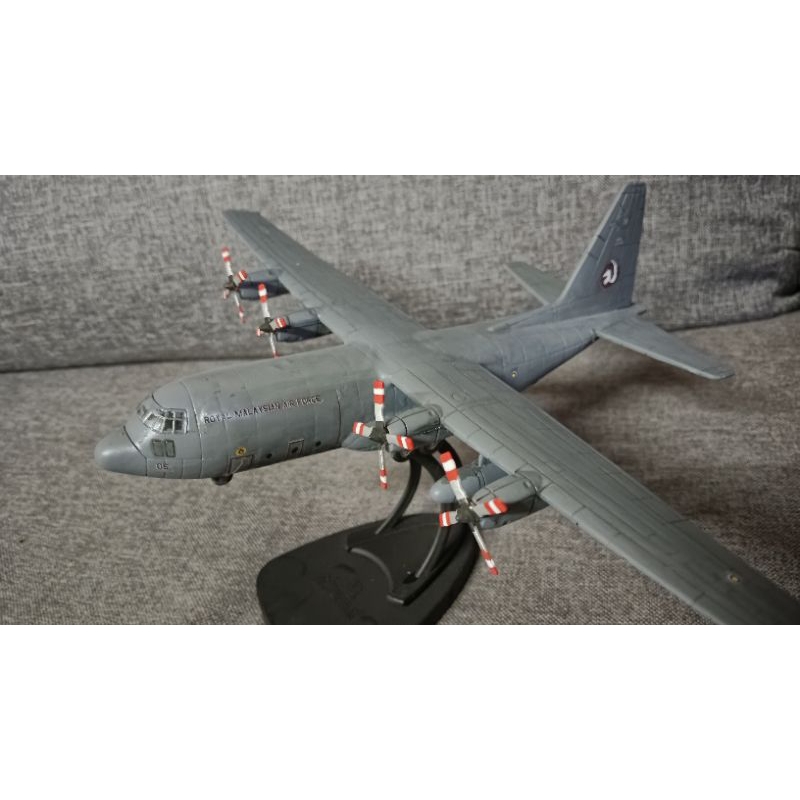 [READY STOCK] 1:144 C-130H Hercules TUDM scale model (grey scheme) | Shopee Malaysia
