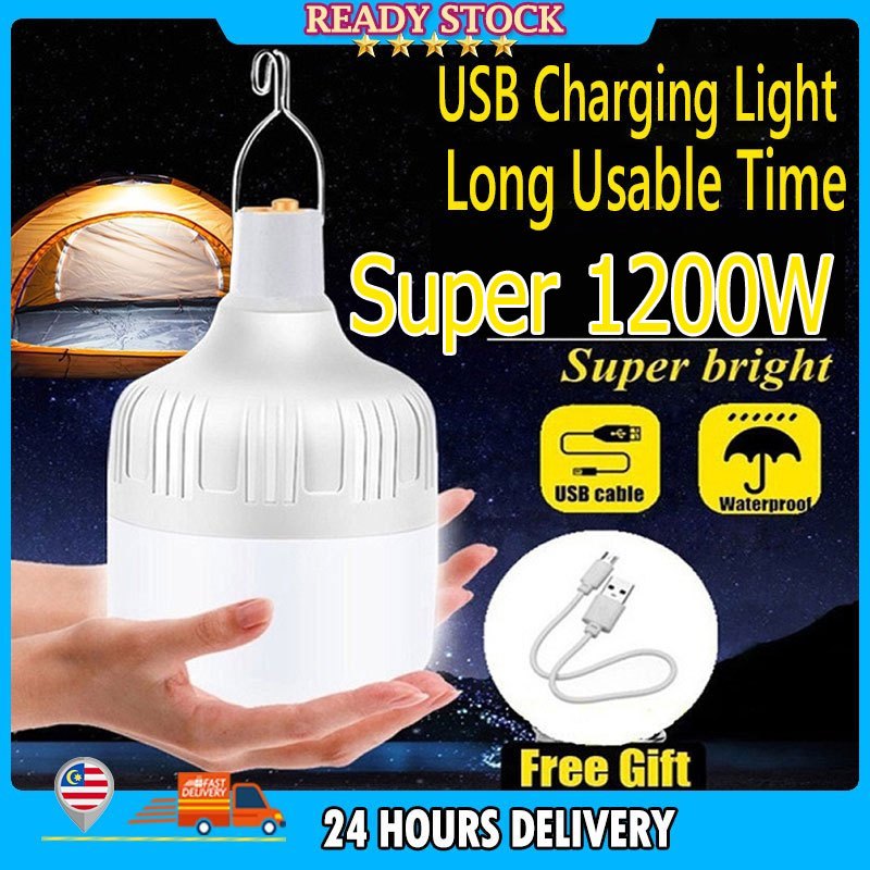 Rechargeable Led Bulb Long usable time USB Charging Light Portable Lamp ...