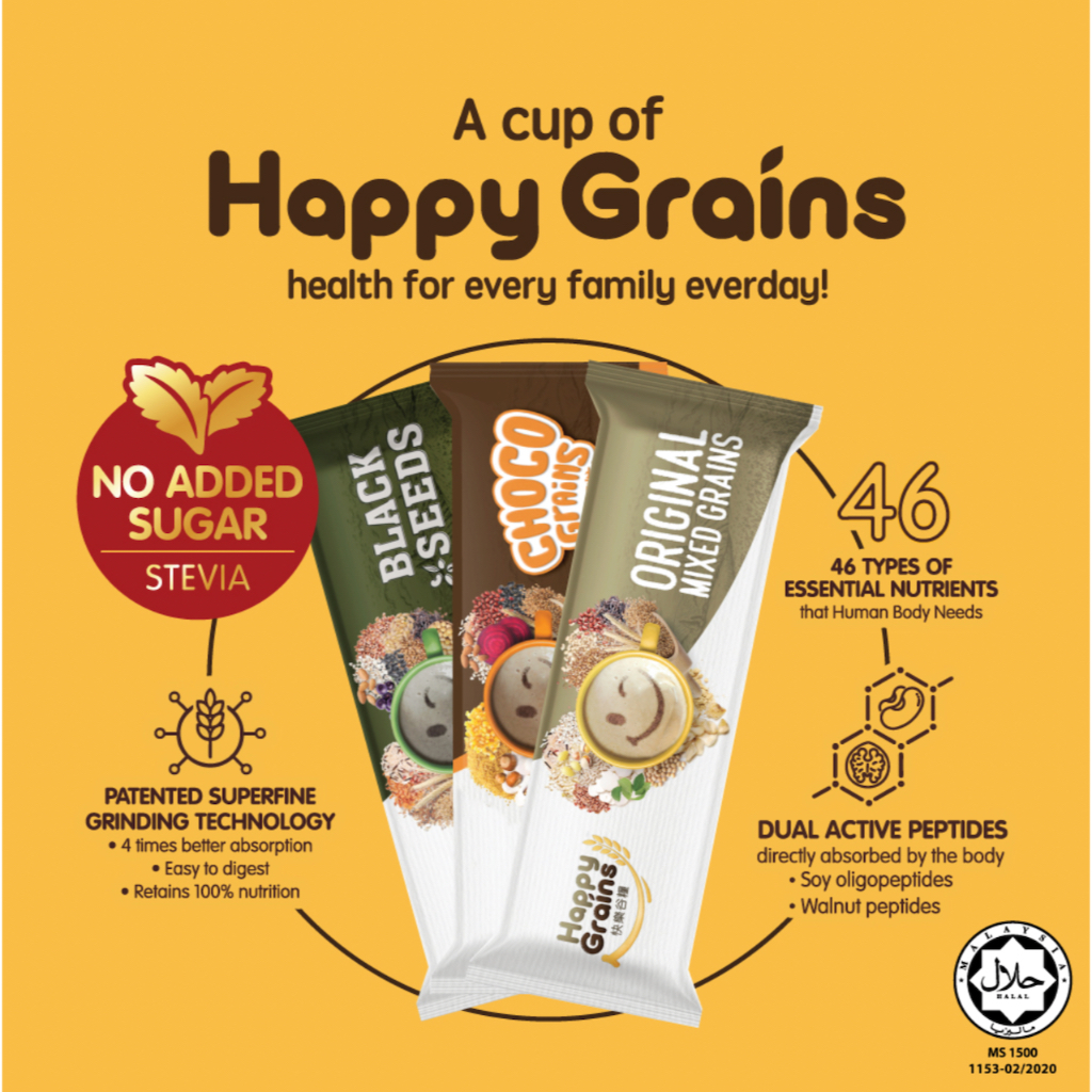 Happy Grains sachet 25g | Shopee Malaysia